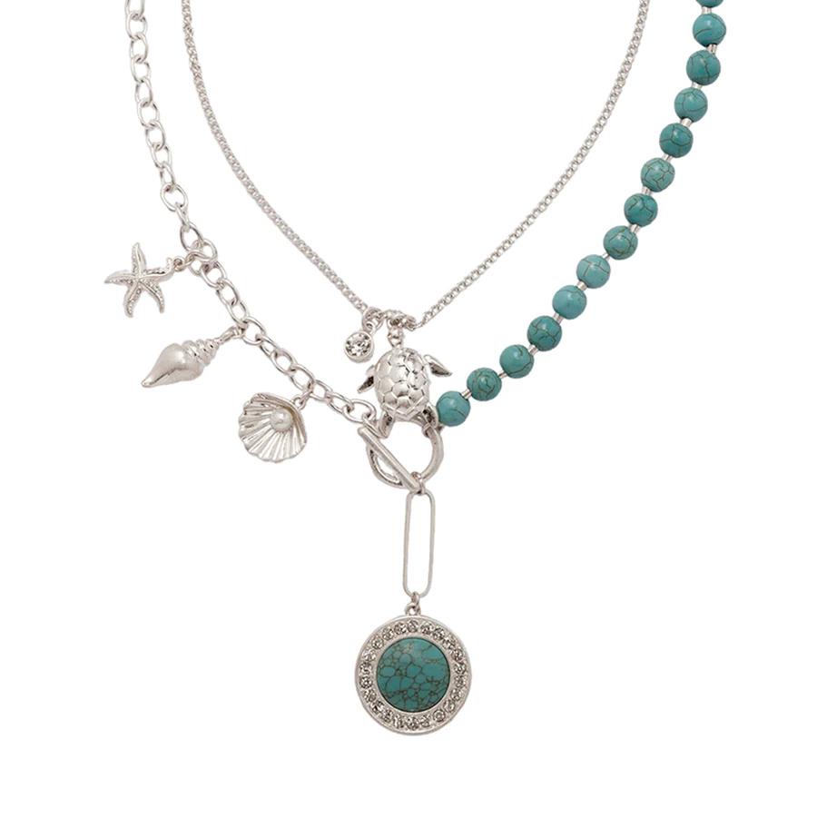 Bibi Bijoux - A Summers Dream Layered Charm Necklace — The In Accessories